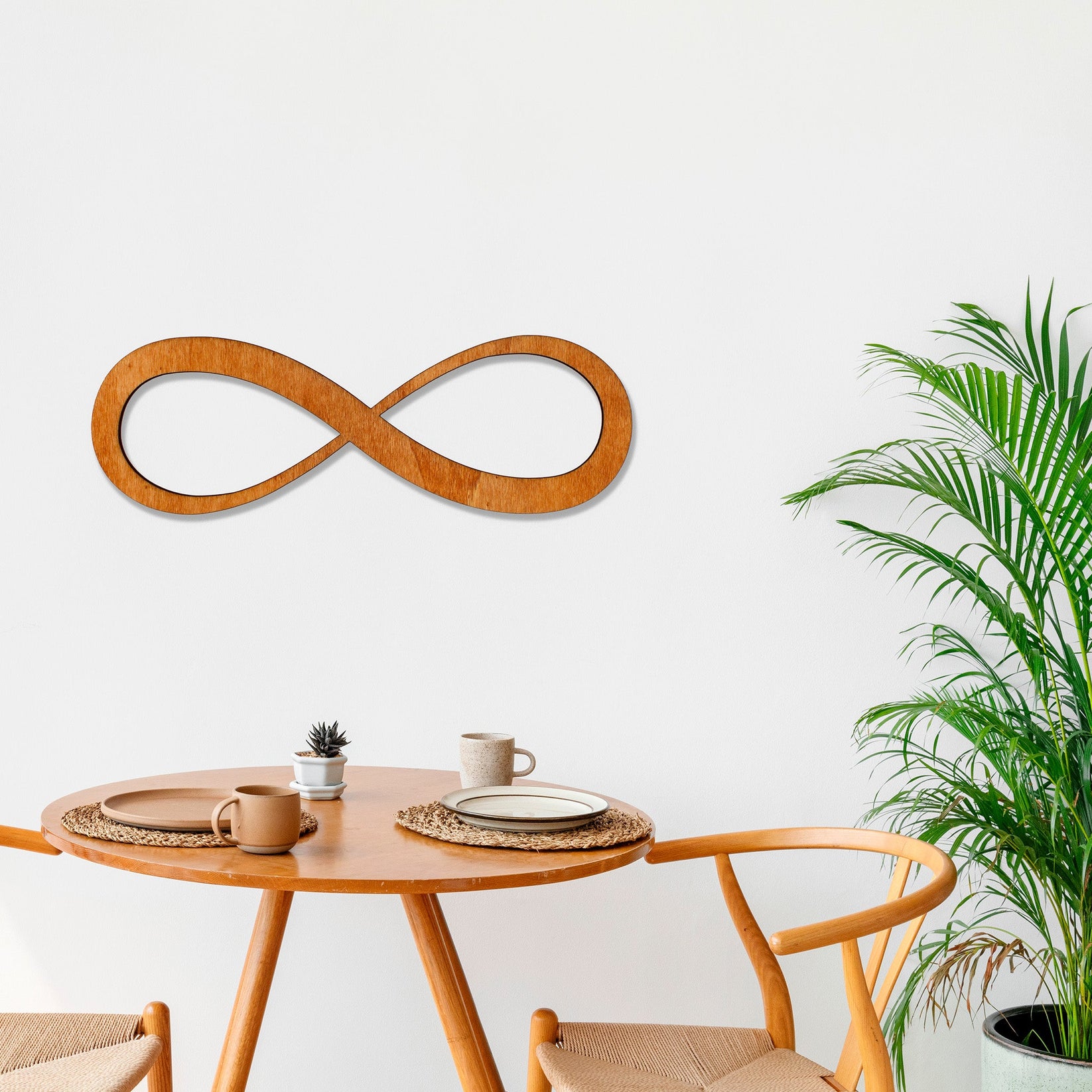 "Wandbild Unendlichkeit/Liegende Acht" Holzbild | Nanino Design