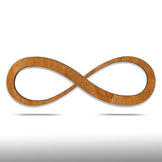 "Wandbild Unendlichkeit/Liegende Acht" Holzbild | Nanino Design ...